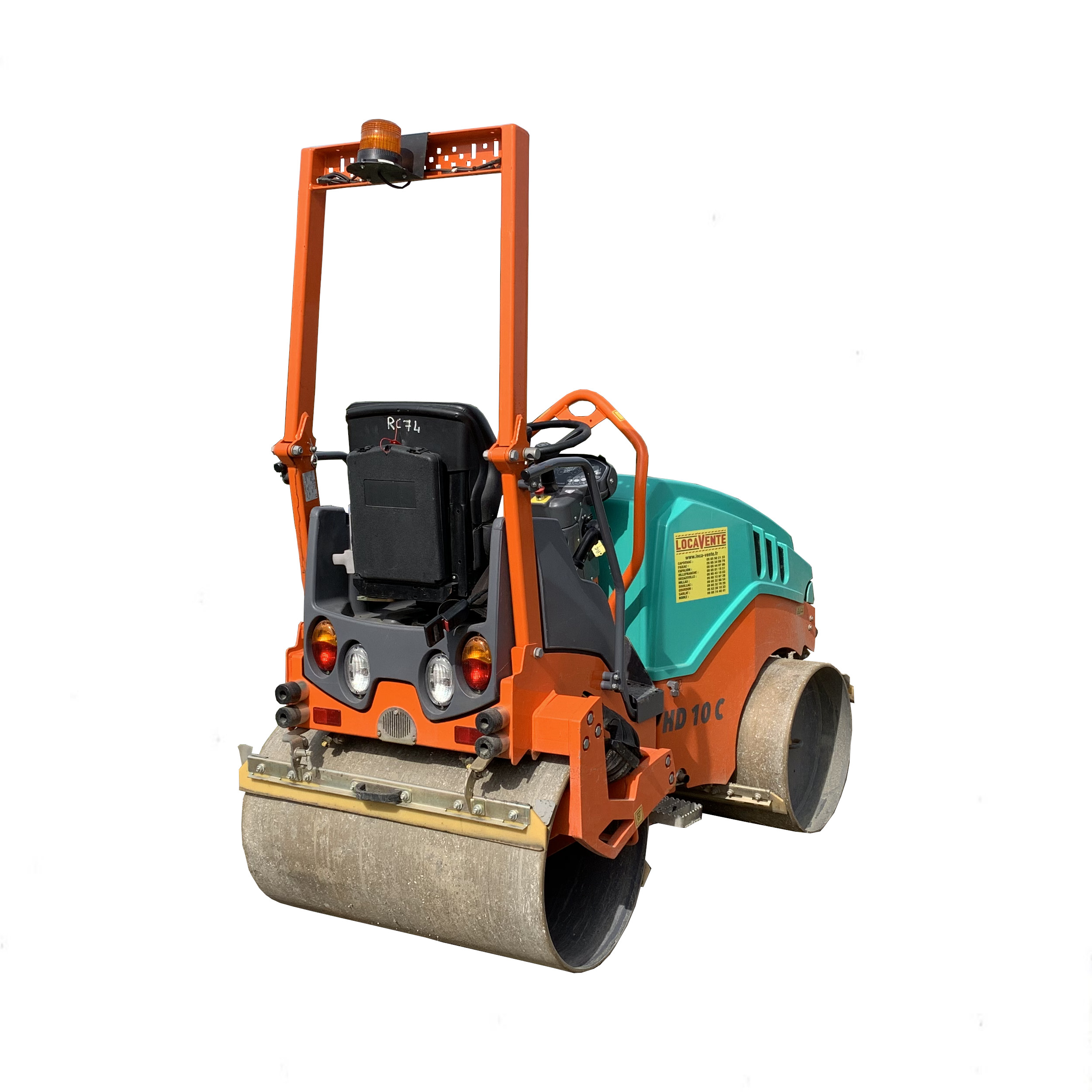 Rouleau compacteur double bille 1m