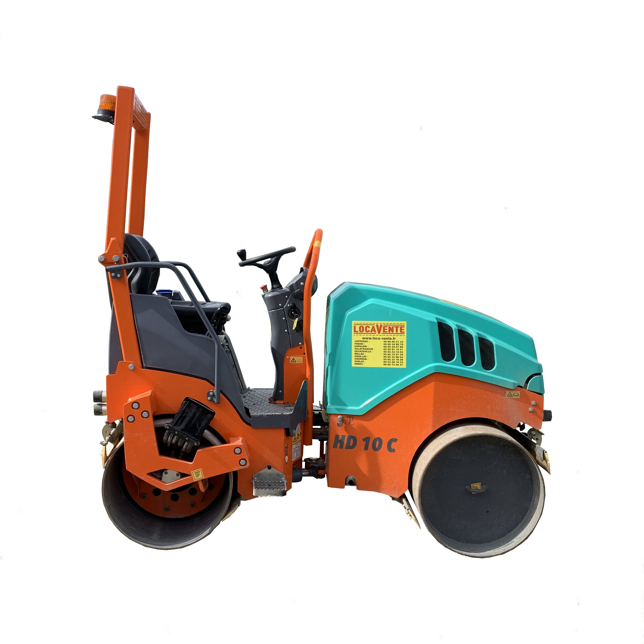 Rouleau compacteur double bille 1m