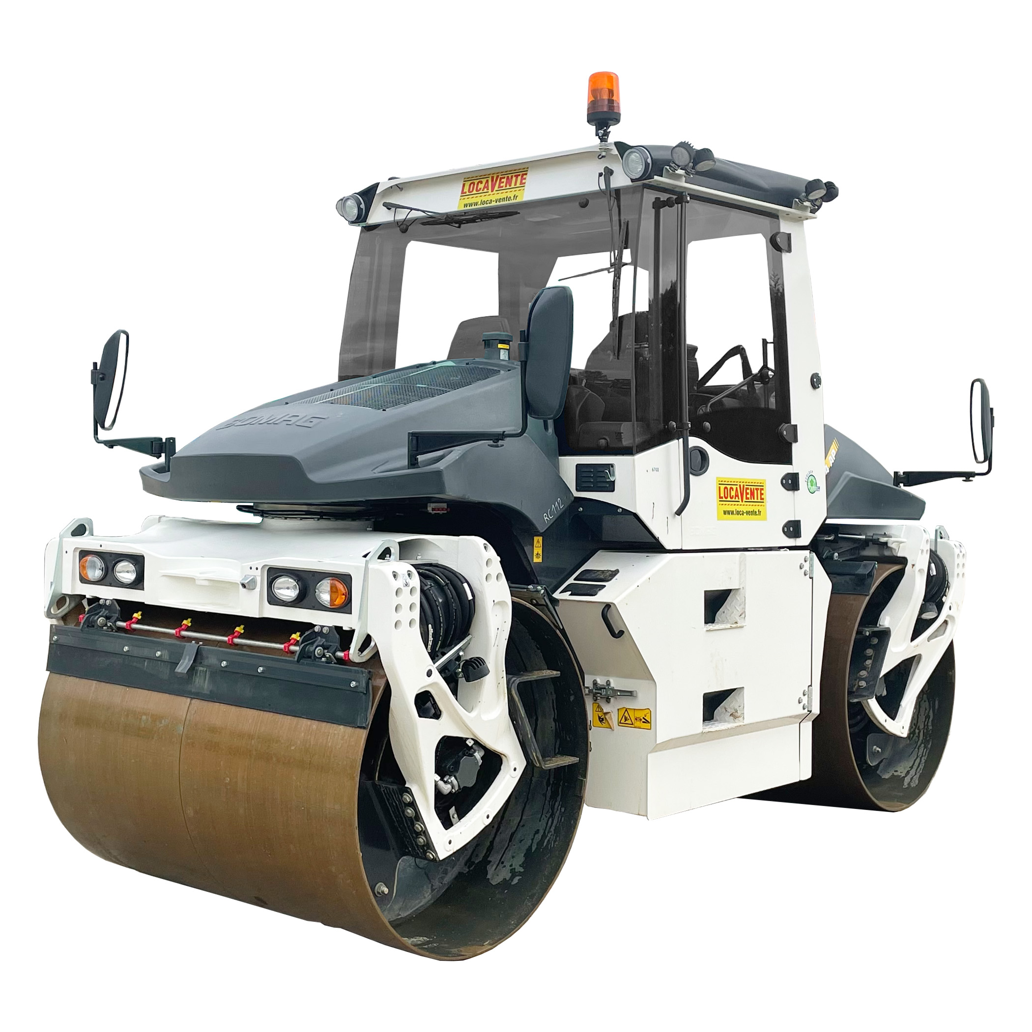 Rouleau compacteur double bille pivot 1m70 - VT2