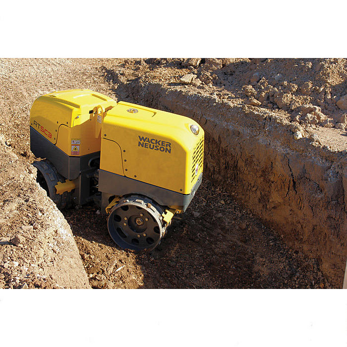 Rouleau compacteur de tranchée 80cm